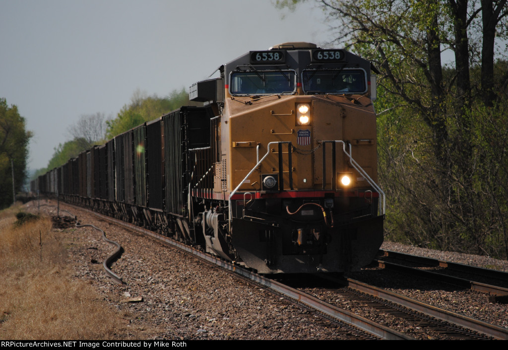 UP 6538 northbound M.P. 13.3